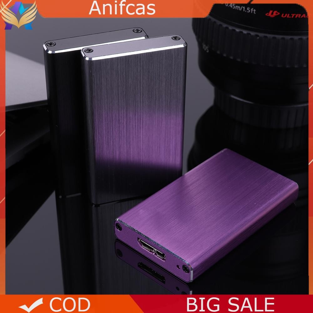 MSATA To USB 3.0 SSD Enclosure 6Gbps Storage Case Adapter for MSATA SSD ...