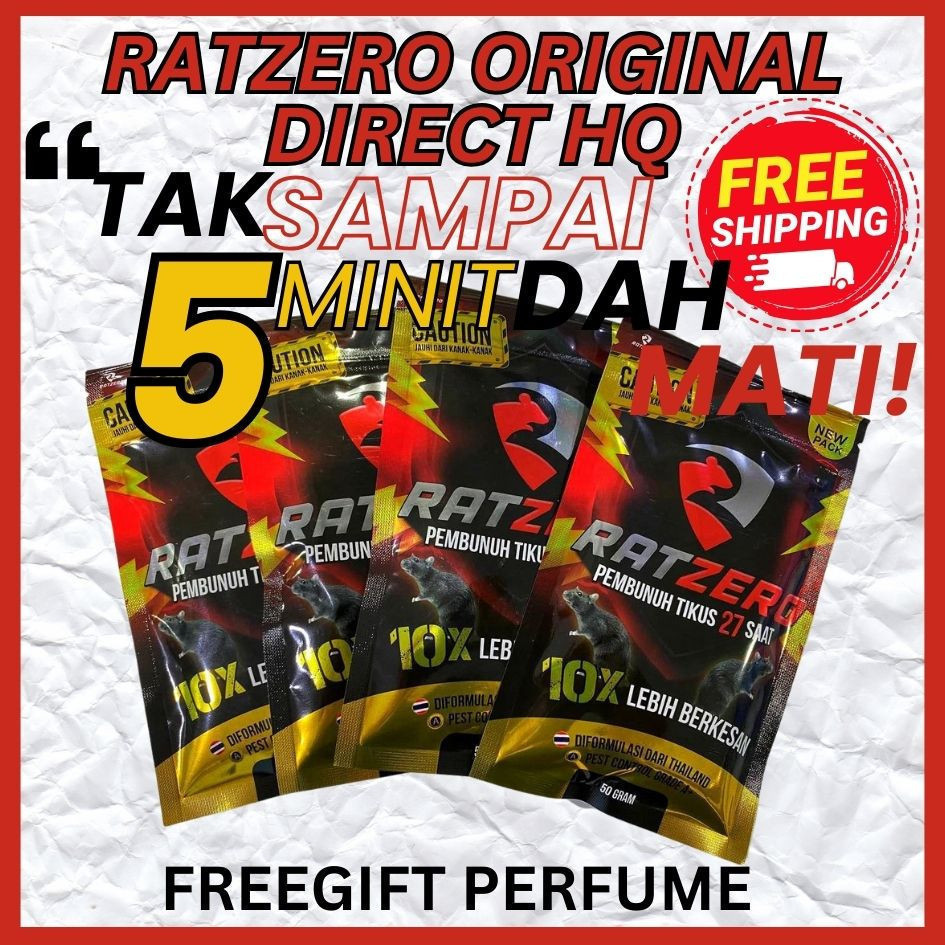 Racun Tikus Ubat Tikus Rat Zero - Rat Bait/Mouse Bait/Rat Killer ...
