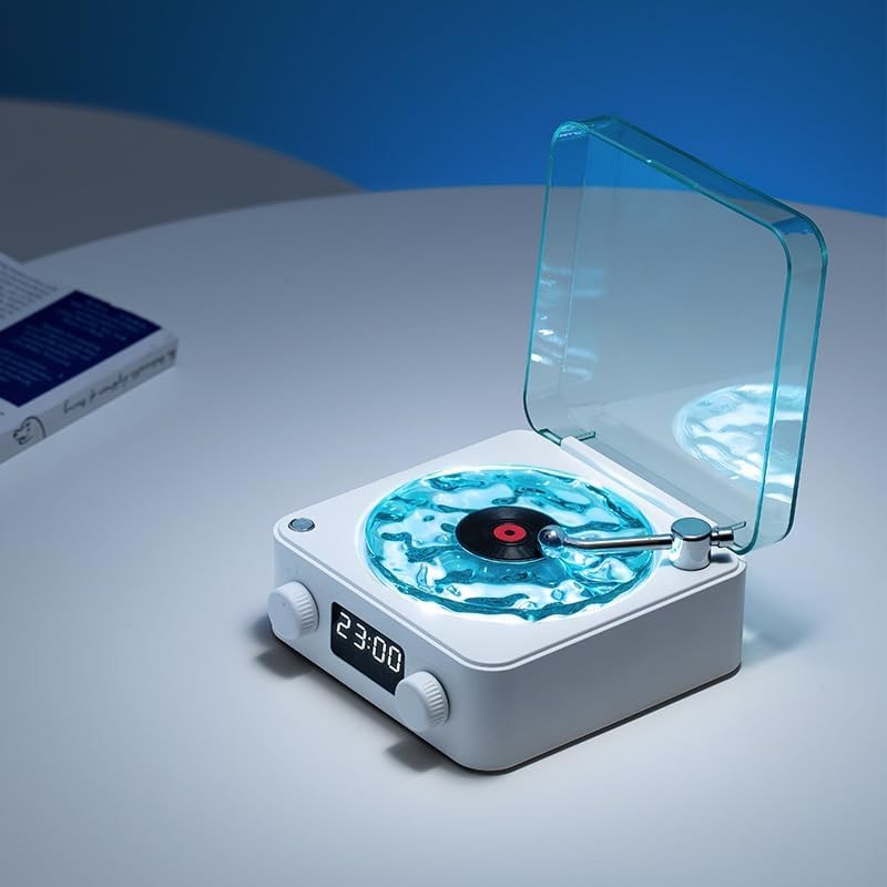 Waves Vintage Vinyl Player Waves Vinyl Bluetooth Speaker with ...