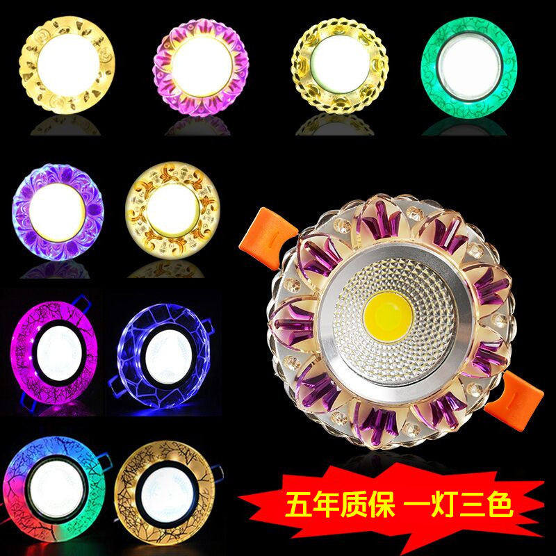 Crystal Spotlight led Ceiling Light Downlight Living Room Ceiling ...