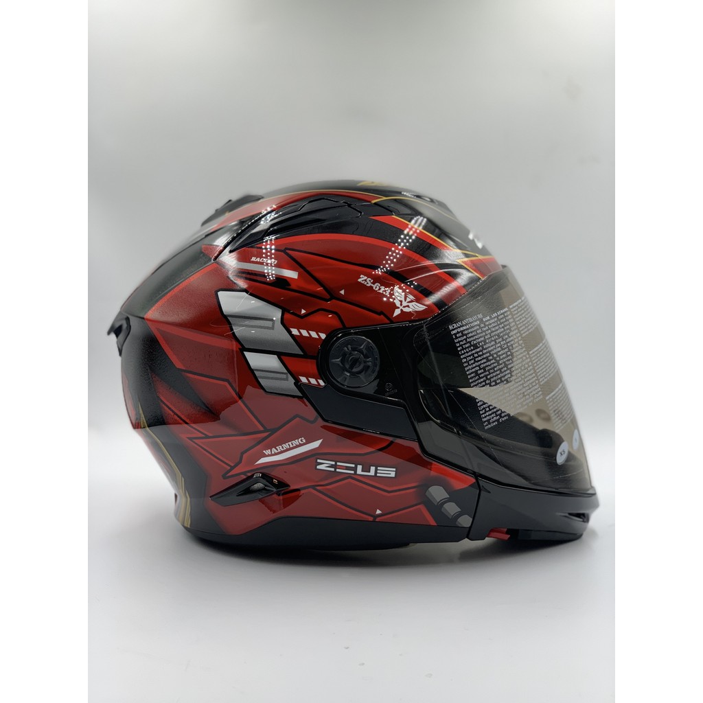 ZEUS Helmet ZS-613 Gundam Special Edition Red | Shopee Malaysia