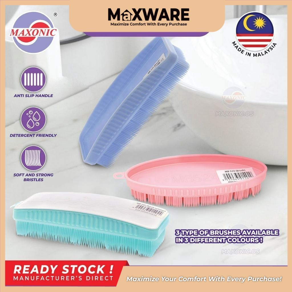 Maxware 3 Types Of Multi Purpose Hand Cleaning Brush For Clothes/Shoe ...
