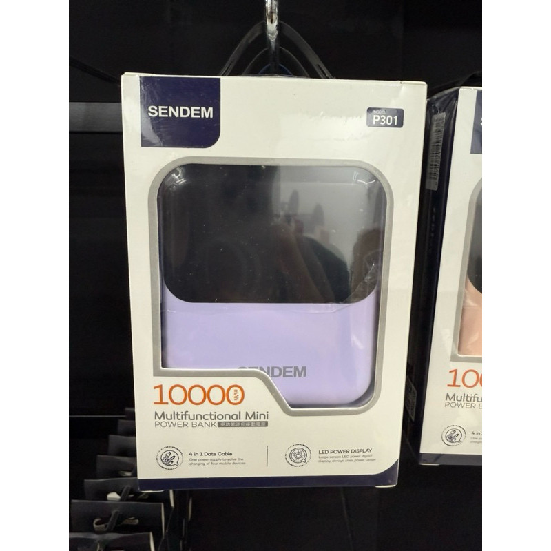Sendem Multifunction Mini 10000MAH Powerbank With Cable | Shopee Malaysia