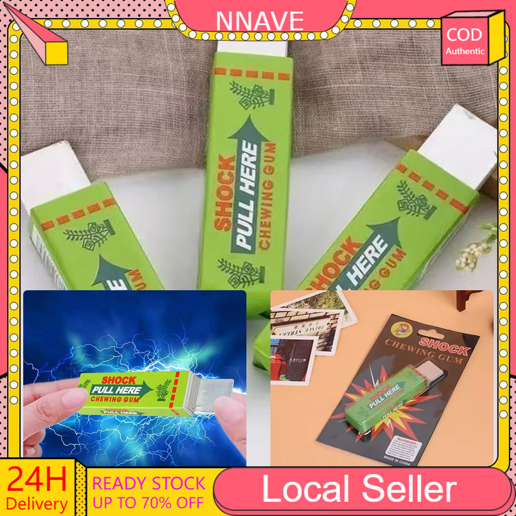 Novelty Electric Shock Chewing Gum Hand Touch 1Pc Safety Prank Toy ...