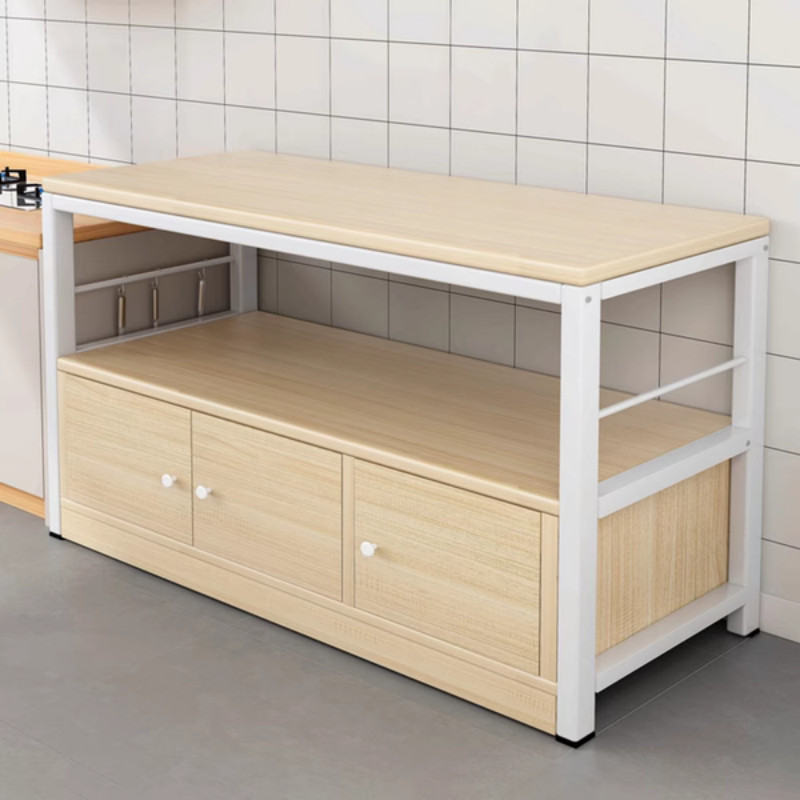 Kitchen Shelf Storage Cabinet Floor Multi-Layer Simple Cabinet ...