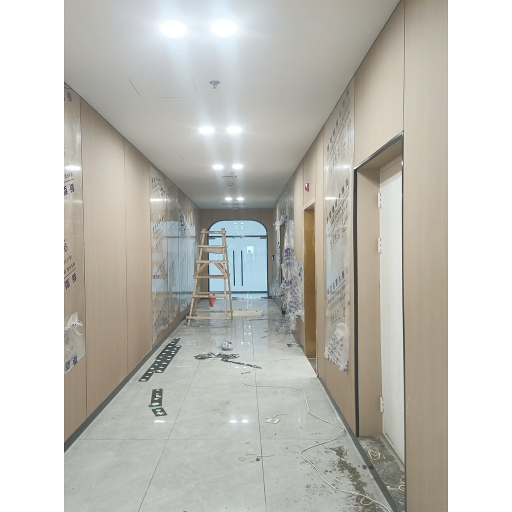 Panel dinding bersepadu gentian kayu buluh, panel dinding pelindung ...