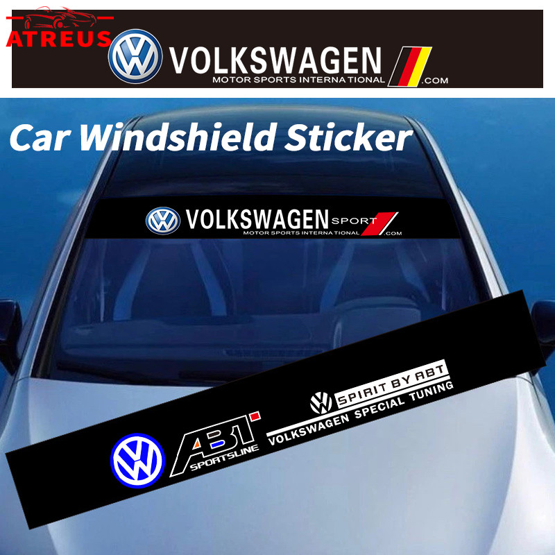 Volkswagen Car Windshield Stickers Front Rear Car Windscreen Sticker ...