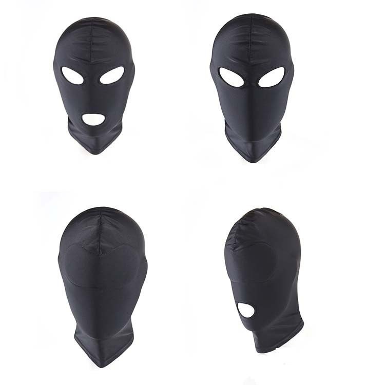 1/2/3 Hole Adult Spandex Balaclava Open Mouth Hood Face Eye Head Mask ...