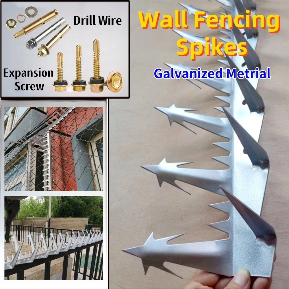 Anti Climb Fence Barb HotDipGalvanised/PVC Coated Security Wall Fencing ...