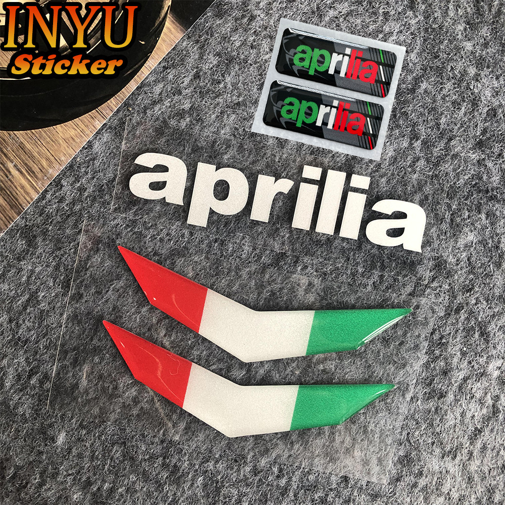 1 Set /3D Soft Gel Aprilia Logo Emblem Sticker For Motorcycle Scooter ...
