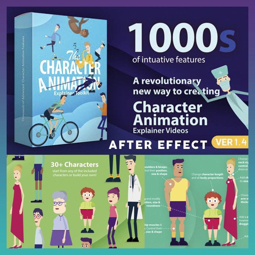PROMO Character Animation Explainer Toolkit Template Bundle Mega ...