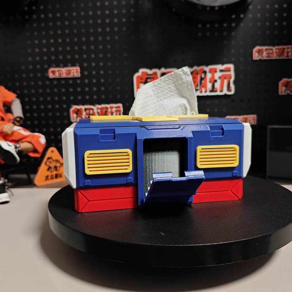 Gundam Zaku 3D Printed Tissue Box Classic Mecha Design for Home Office ...