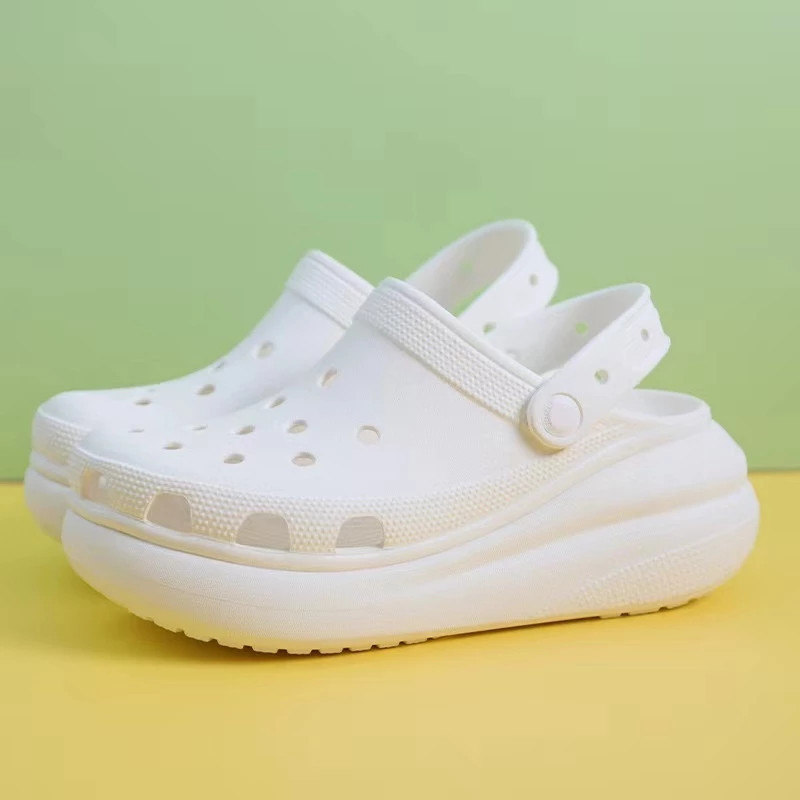 Crocs Clog Sandals with Wedge Soles - Cross code 4 with high soles to ...
