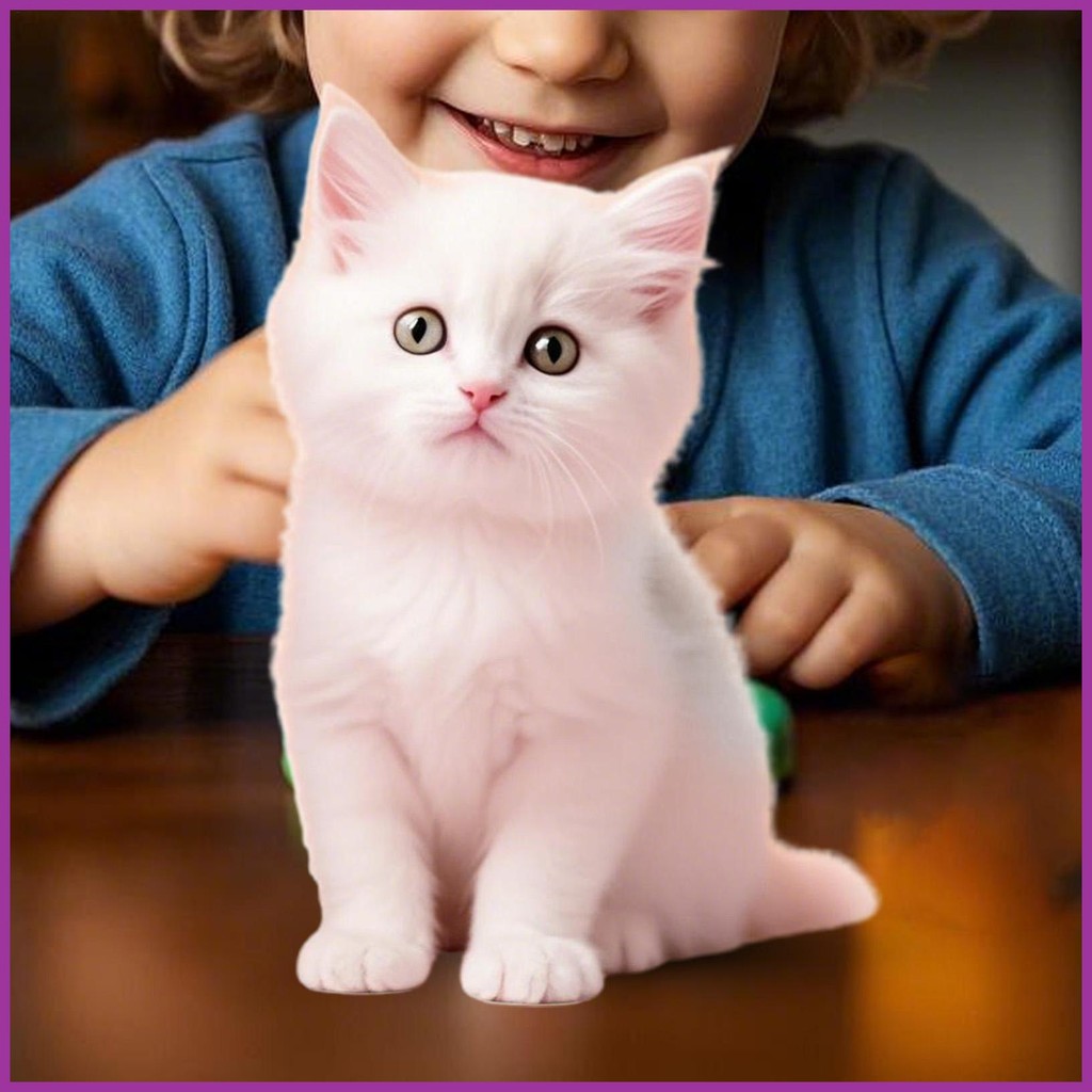 For Mechanical Cat Realistic Robot Kitten with Sound & Light ...