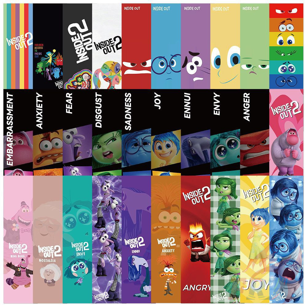 30Pcs/Set Inside Out Bookmarks Fashion Books Marker of Page Stationery ...