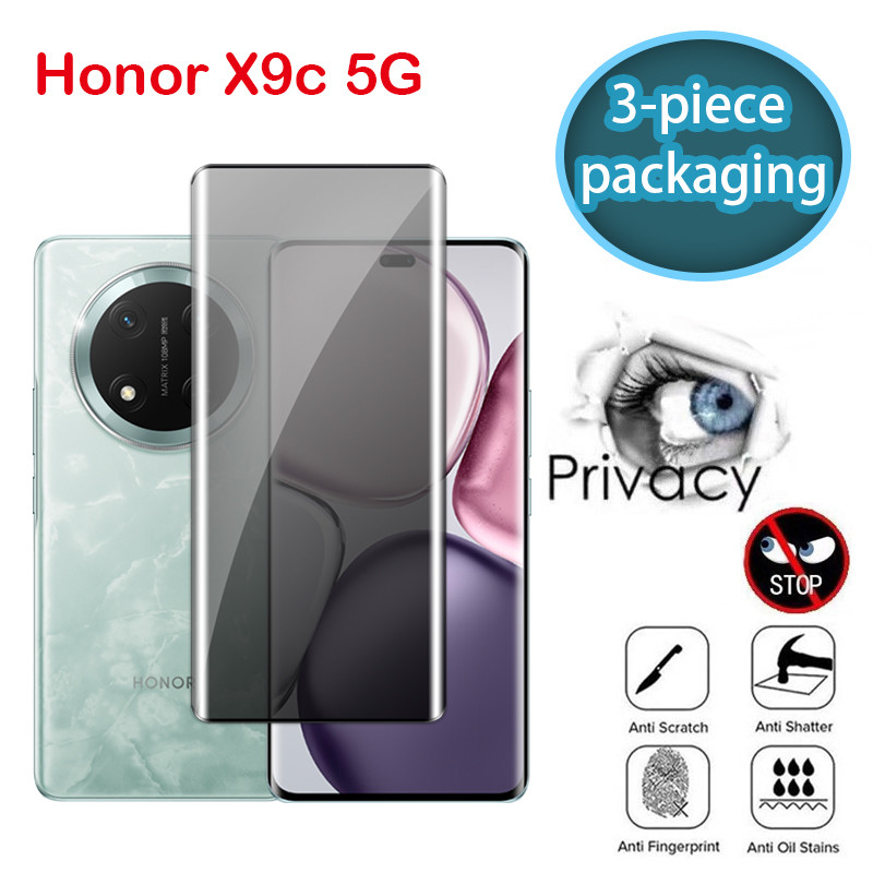 For Honor X9c X9a X9b X9 5G 2024, 3 Piece Anti-Spying Tempered Film ...