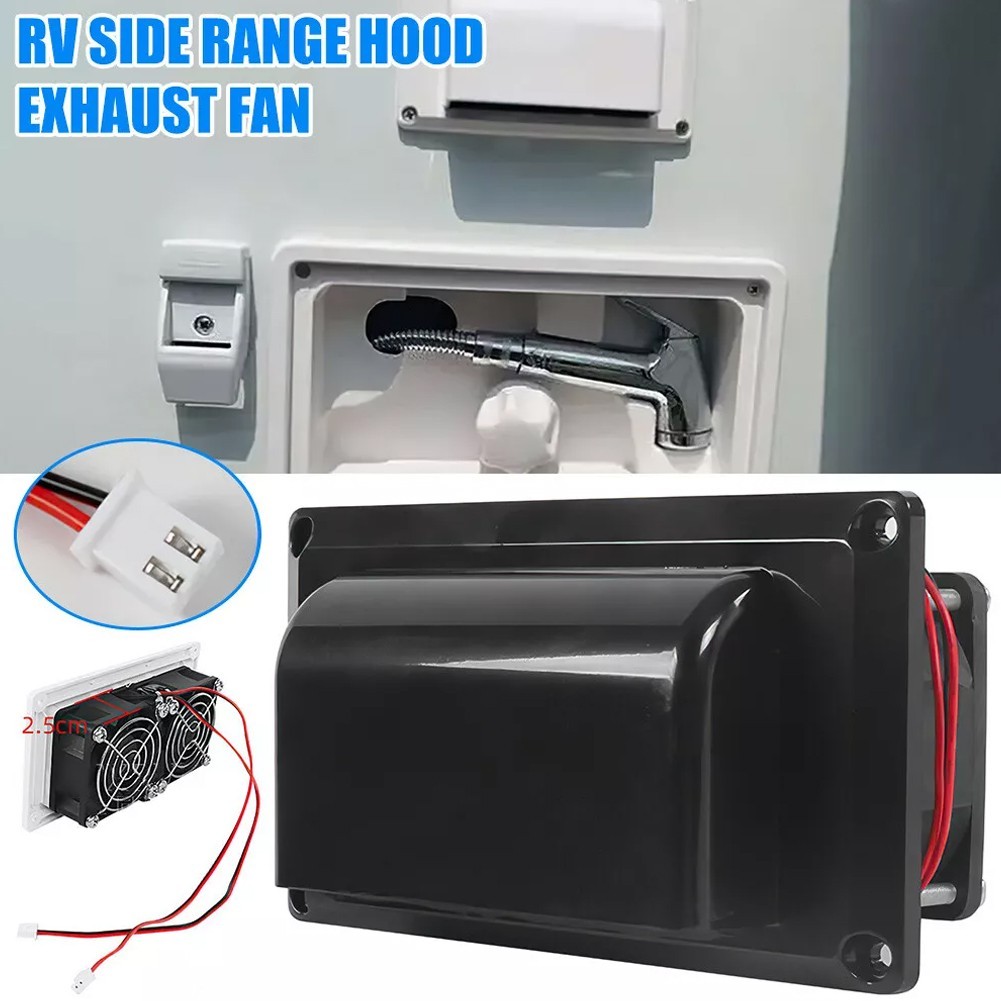 [Super] Caravan Side Air Vent 12V 6W Ventilation Exhaust Fan Kit for ...