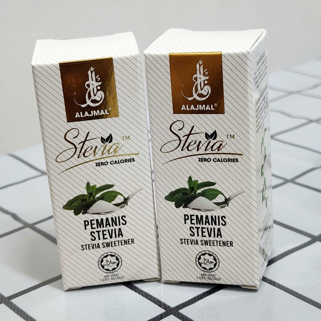 Stevia Ajmal (5 Botol) Original Natural Sweetener Zero Calories Stevia ...