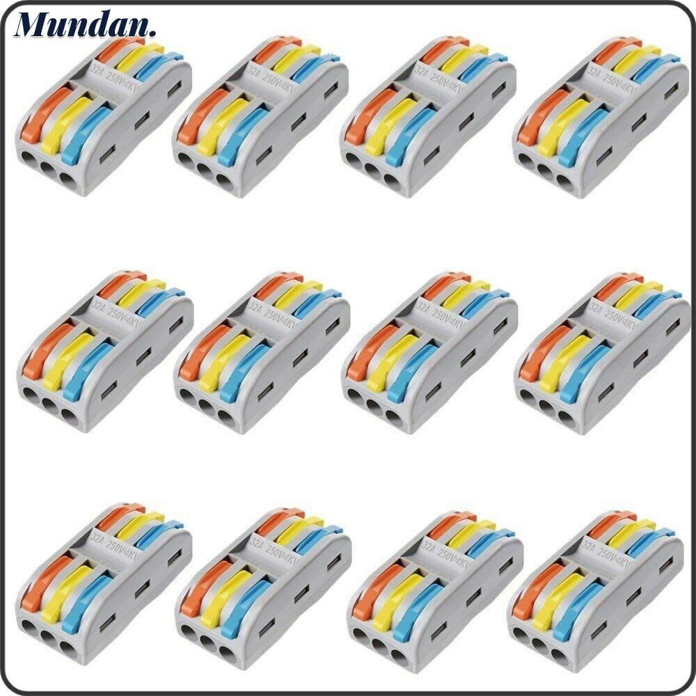 MUNDAN Electrical Connectors Reusable Electrical Splitter Line Terminal ...