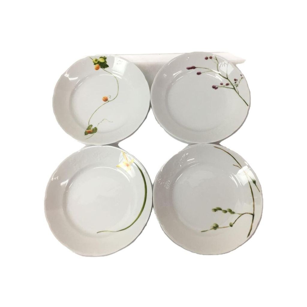 Narumi Pottery 4-piece plate set WHT | Shopee Malaysia