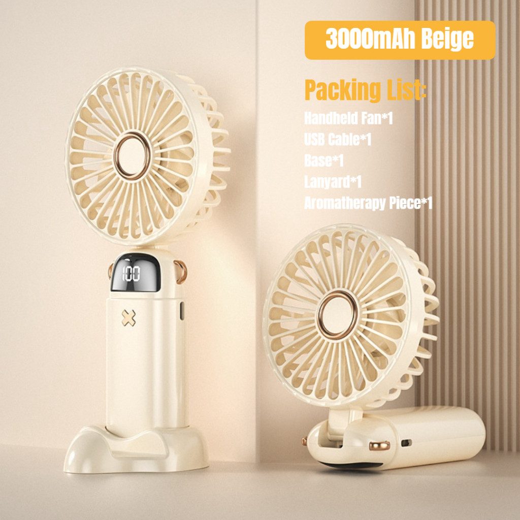 NEW【 5 Speed 】5000mAh Portable USB Mini Fan kipas mini kipas tangan ...