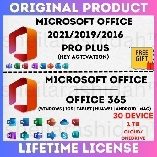 (30 DEVICES )LIFETIME OFFlCE 365Microsoft Office Pro Plus 2016 | 2019 ...