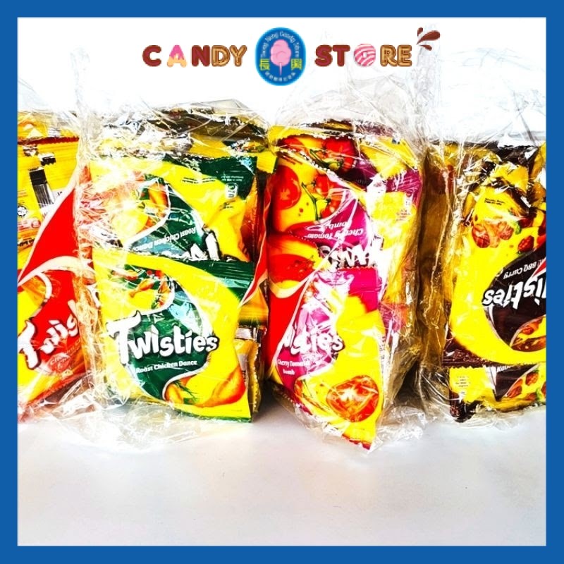 24's X 13gm Twisties Cheese / BBQ Curry / Chicken / Tomato | Shopee ...