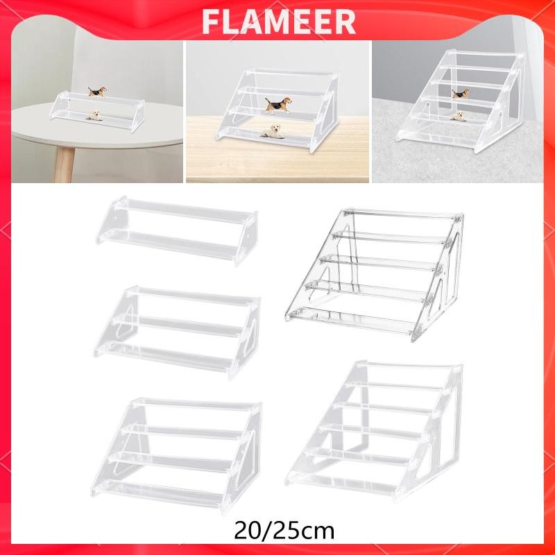 [FlameerMY] Large Riser Display Stand Tiered Display Stand Acrylic Riser Display Shelf for ...
