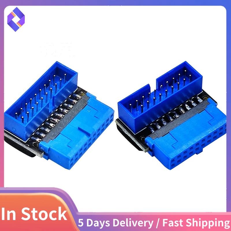 USB Header Adapter USB3.2 GEN1 19Pin/20Pin Socket 90 Degree Steering ...