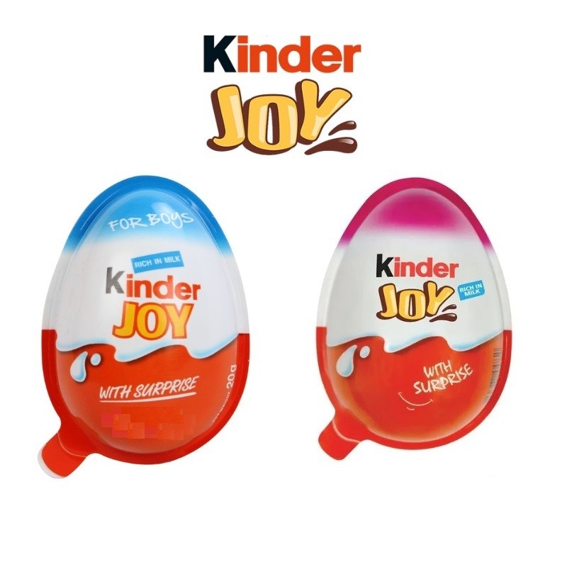 KINDER JOY CHOCOLATE CANDY TOY SURPRISE EGG 20G BOY / GIRL | Shopee ...