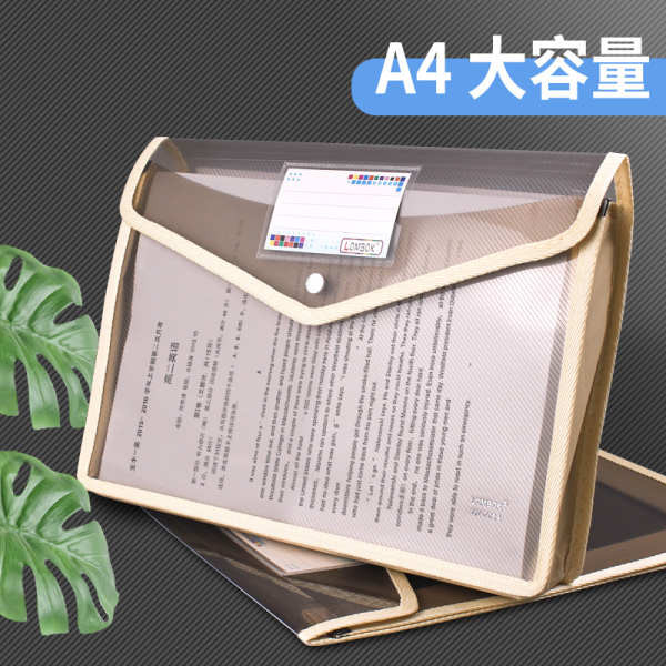 file file holder file organizer Beg dokumen tebal, jenis snap, A4 telus ...