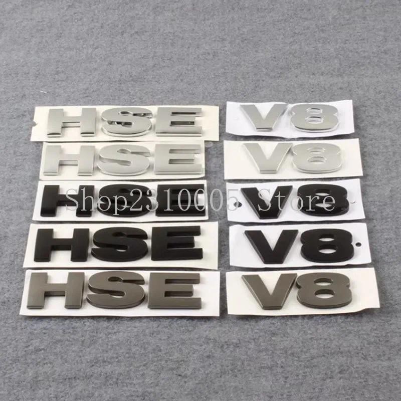 3cm Big Round Bond Font ABS Letters Car Emblem V8 HSE Badge Car Trunk ...