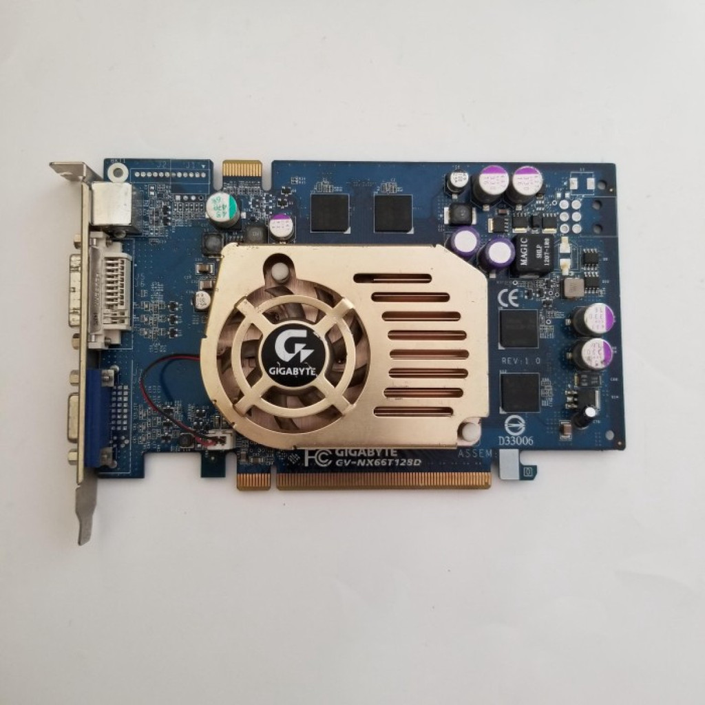 Gigabyte GeForce 6600 GT 6600GT 128MB GDDR3 Minus | Shopee Malaysia