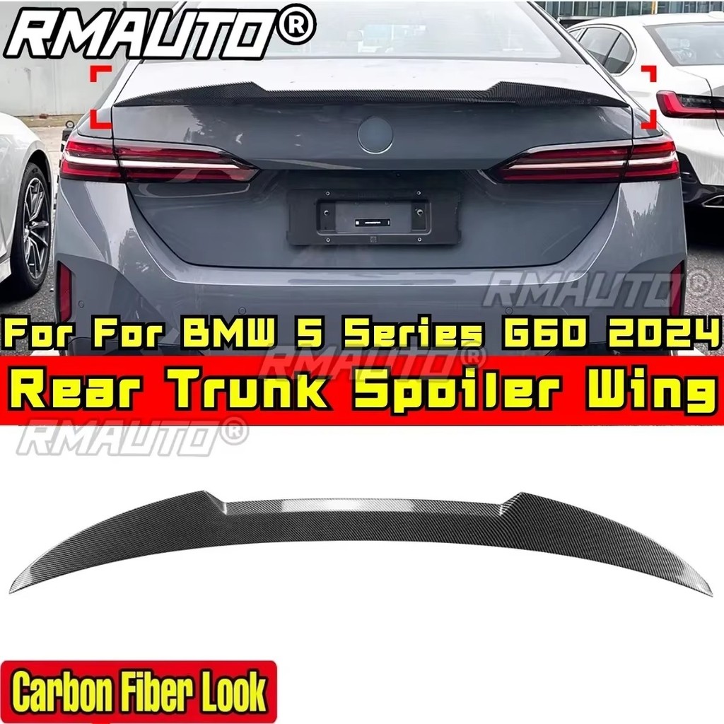 For BMW 5 Series I5 G60 2024 Body Kit Rear Spoiler Rear Wing Carbon ...