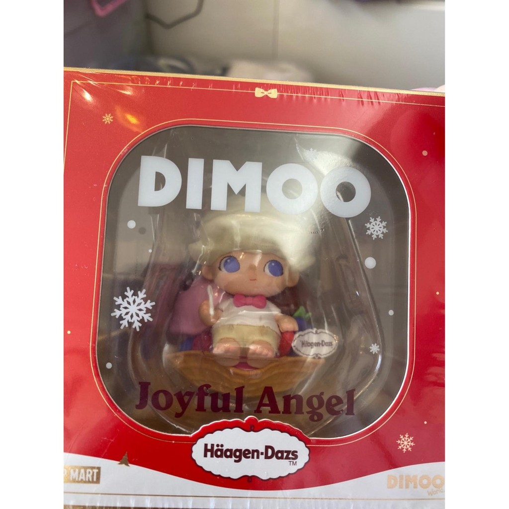 Pop Mart DIMOO Haagen-Dazs Co-Branded DIMOO Lohas Angel Figure Ice ...
