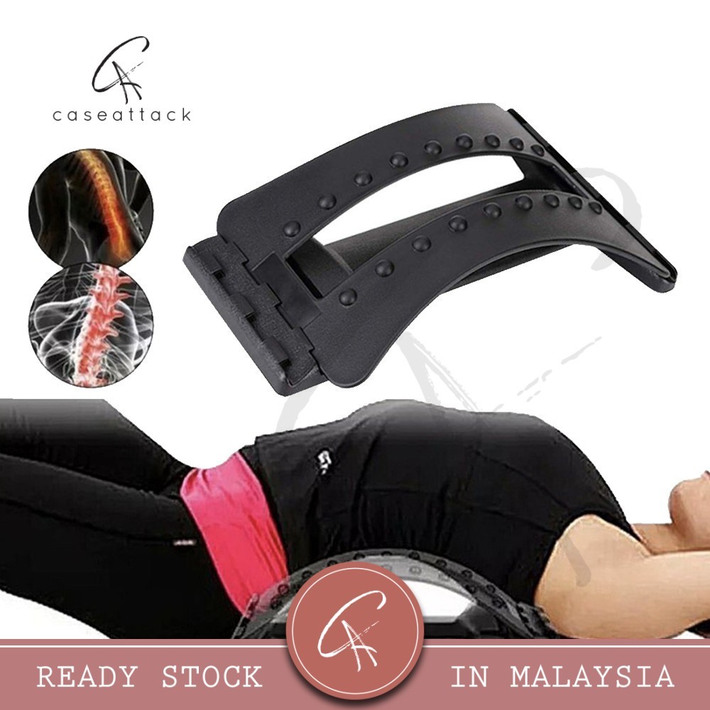 Caseattack Lumbar Support Stretcher Spine Corrector Back Posture Pain ...