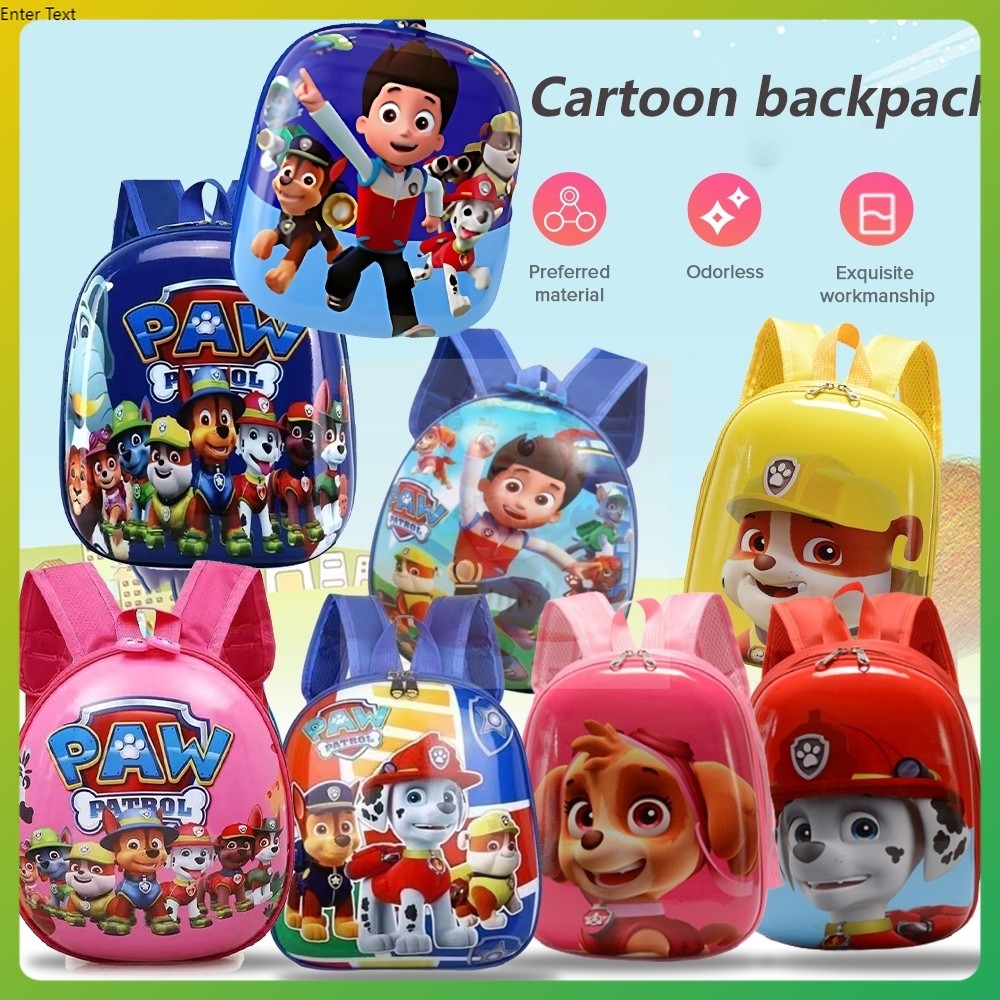 Bags Kids School Bag Hard Shell Paw Patrol Kindergarten Kids Backpack ...