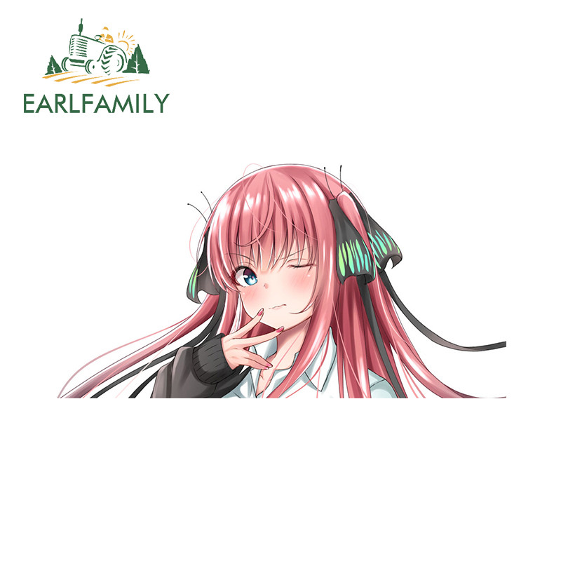 EARLFAMILY 13cm The Quintessential Quintuplets Car Stickers Rear ...