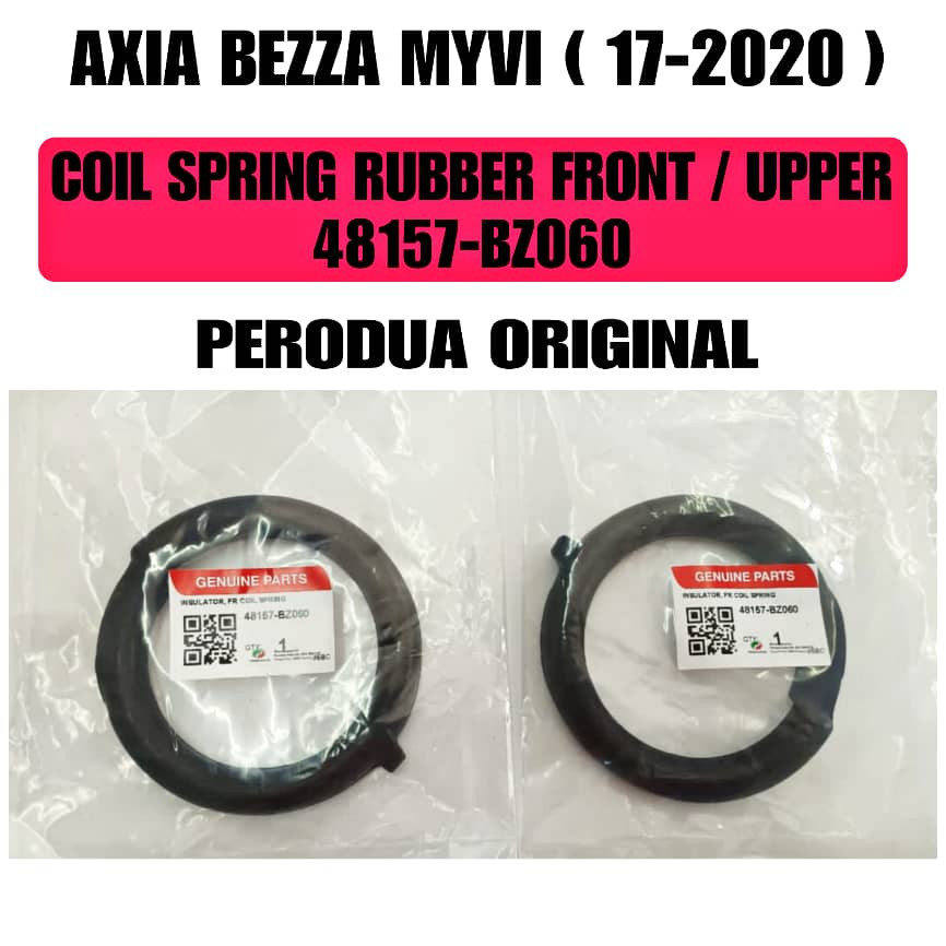 SK COIL SPRING RUBBER ORIGINAL PERODUA AXIA BEZZA MYVI 2017-2020 (FRONT ...