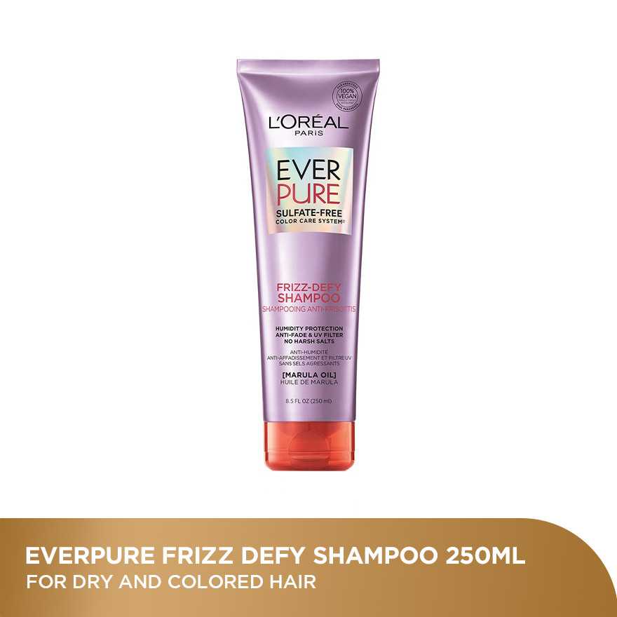 L'OREAL HAIR EXPERT Ever Pure Frizz Defy Shampoo 250ml | Shopee Malaysia