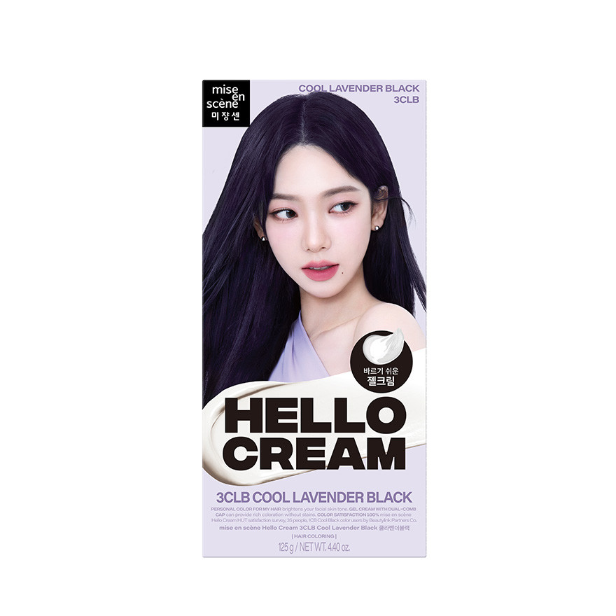 MISE EN SCENE Hello Cream Cool Lavendar Black 125g | Shopee Malaysia