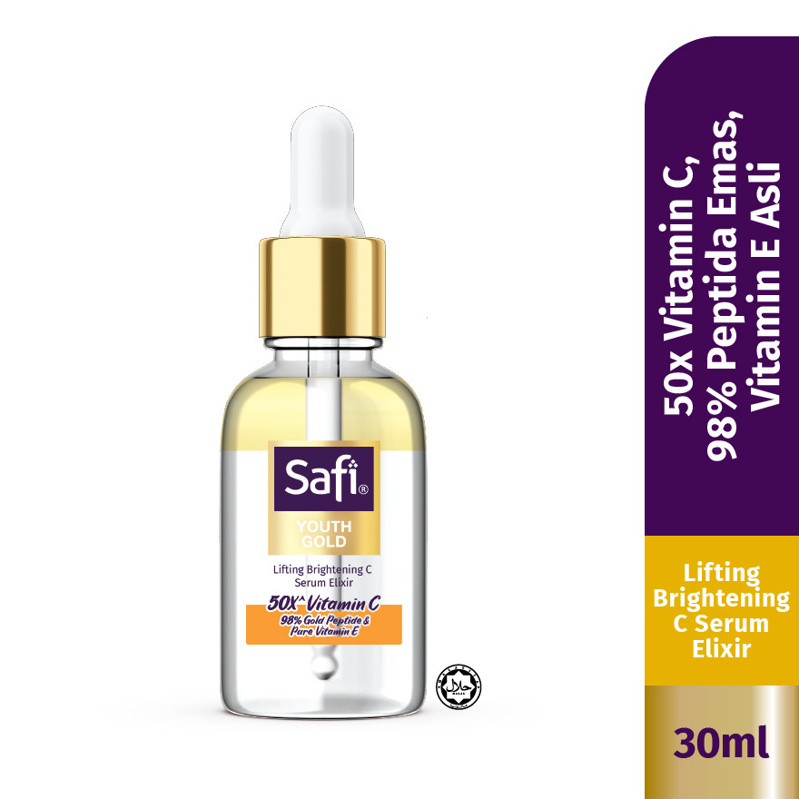 SAFI Youth Gold Lifting Brightening C Serum Elixir 30ml | Shopee Malaysia