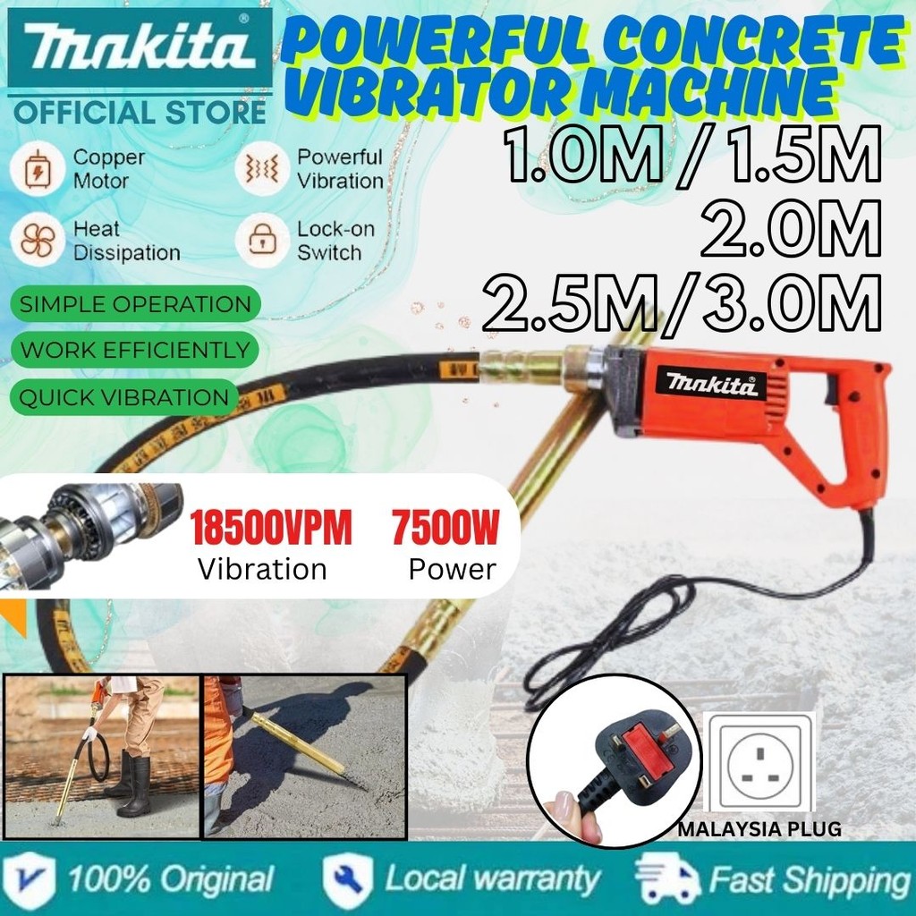 7500W Concrete Vibrator Concrete Vibration Machine Cement Vibrator ...