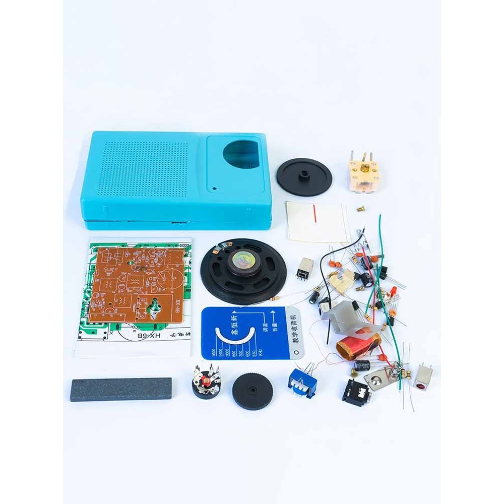 Kit Pemasangan Radio Enam Tiub AM DIY Pengeluaran Elektronik Sekolah ...