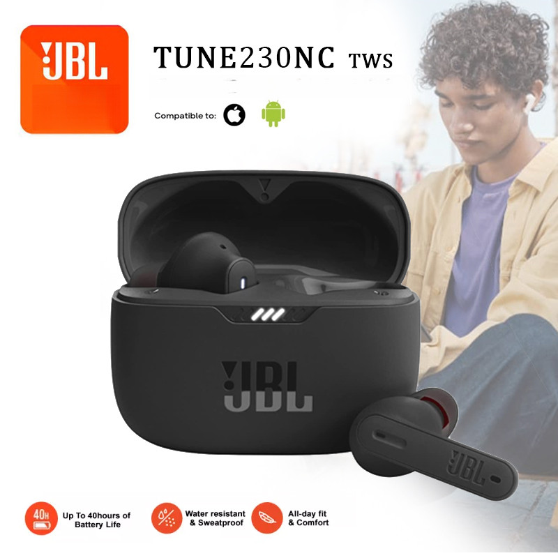 JBL Tune 230NC TWS True Wireless Bluetooth Earbuds Sports Waterproof ...