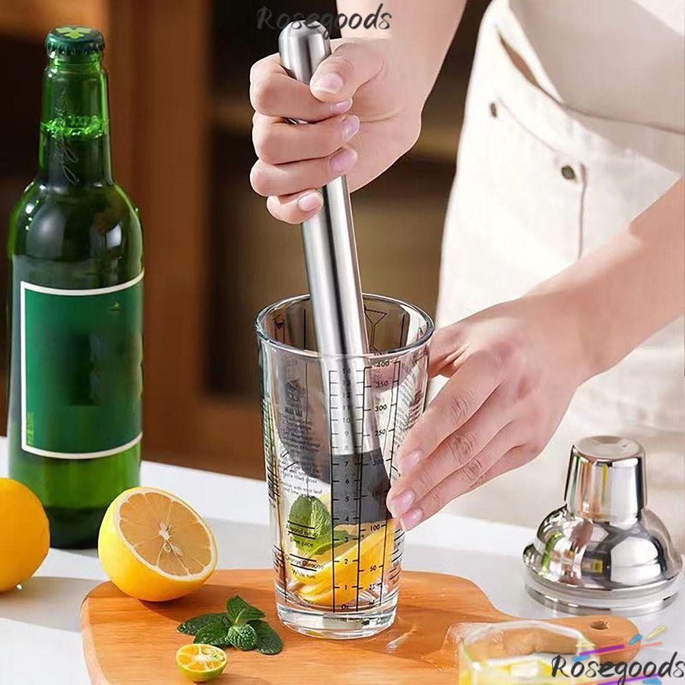 ROSEGOODS Lemon Hammer Press, Mash Juice Stick Bar Tool Ice Cocktail ...