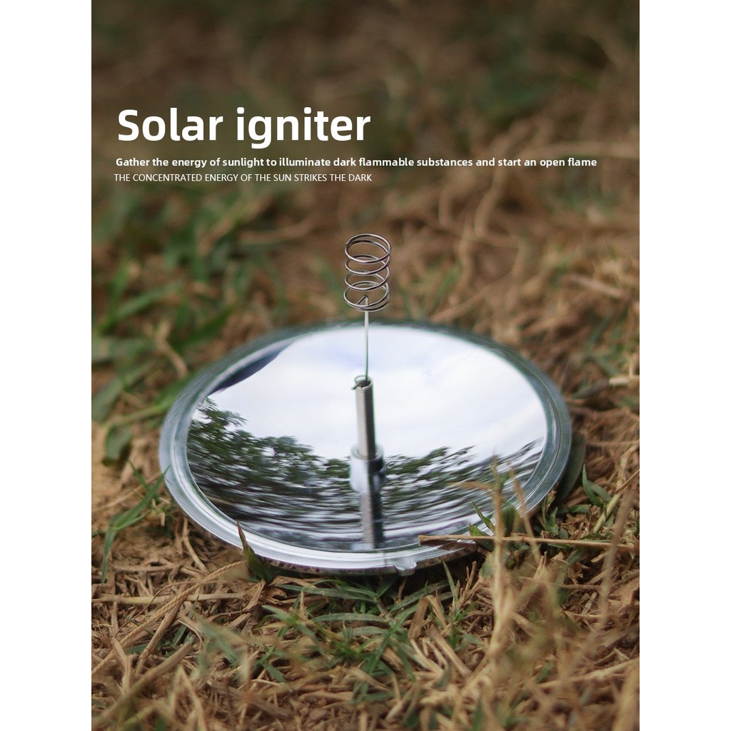 Solar Igniter Outdoor Mountaineering Camping Wilderness Survival ...