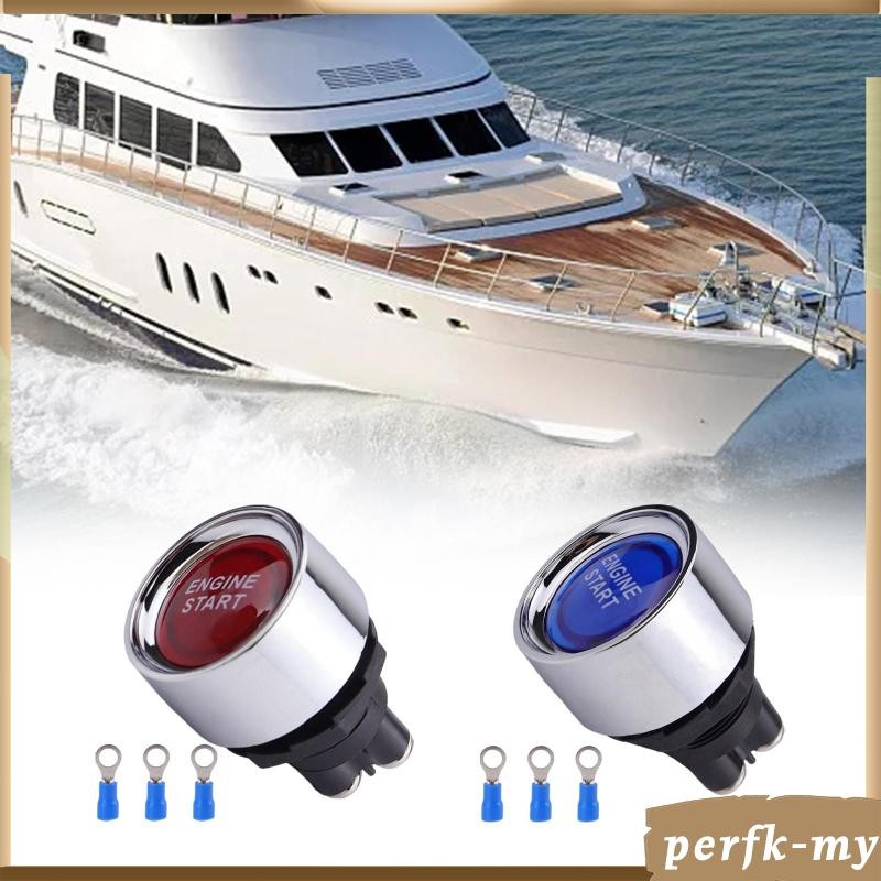 [PerfkMY] Push Button Starter Switch Momentary Start Switch,50A 12V ...