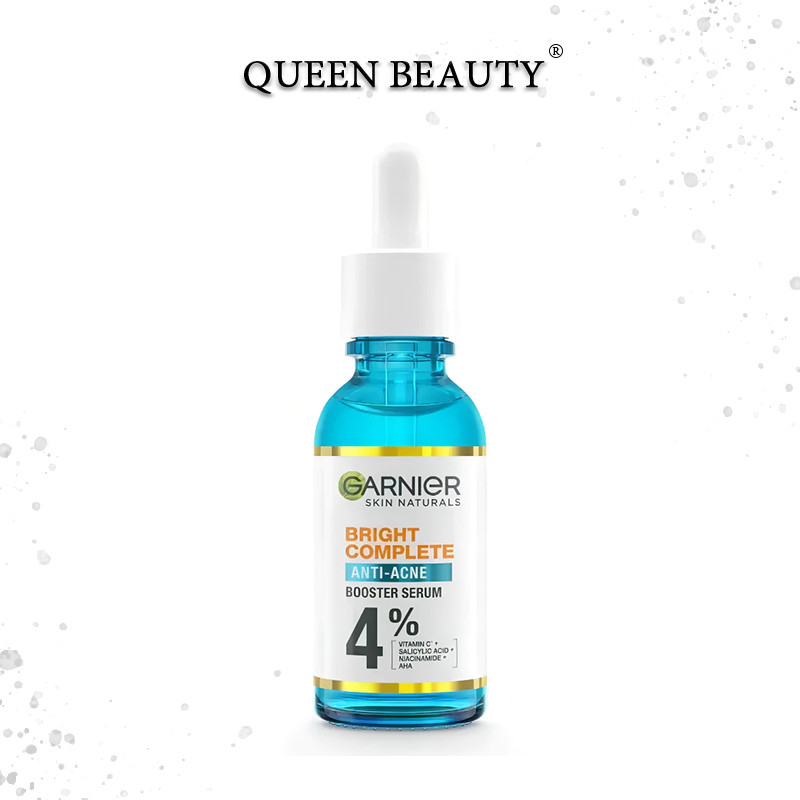 Garnier Bright Complete Anti Acne Booster Serum (30ml) Reduce Acne ...