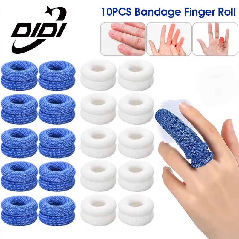 DIDI 10Pcs Tubular Bandage Finger Roll, Finger Toe Sleeves, Thumb ...